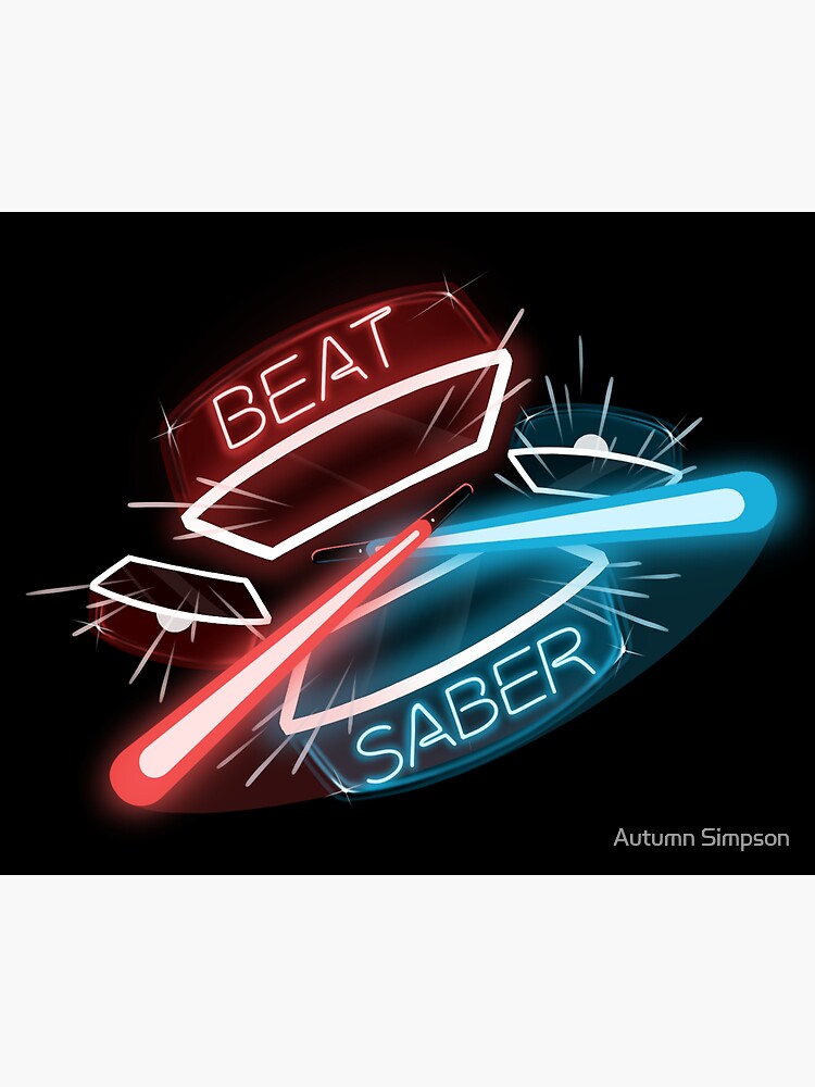 "Beat Saber Block Slice Design" Sticker for Sale by 4889276874 | Redbubble