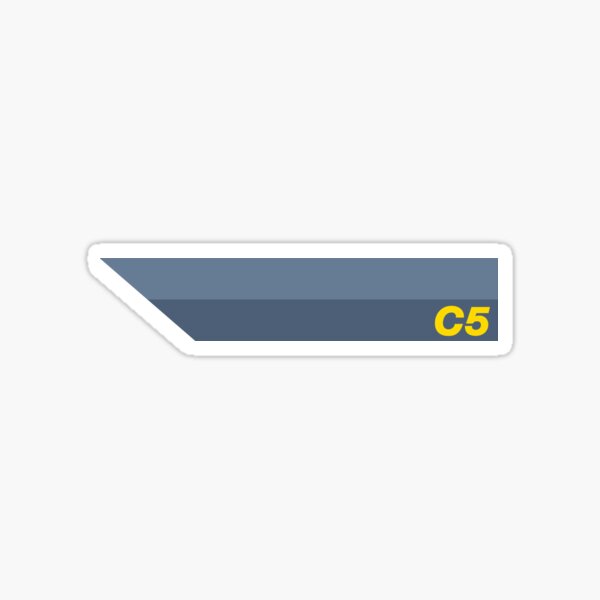 "Sinclair C5 Retro Decal" Sticker for Sale by Maverick51 | Redbubble