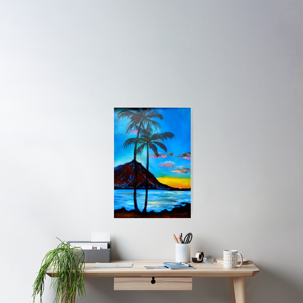 "Sunset/Moonlight" Poster by jennyleeandjim | Redbubble