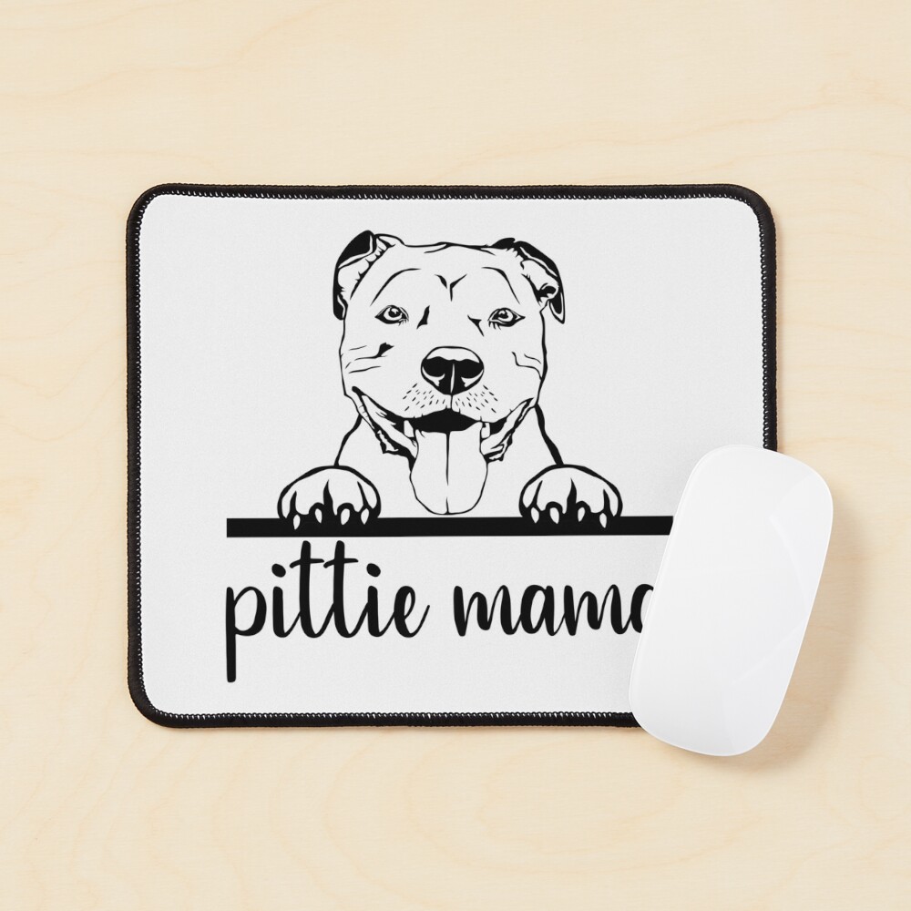 "Pittie Mama - Pit Bull Mom" Sticker for Sale by BOMarc | Redbubble