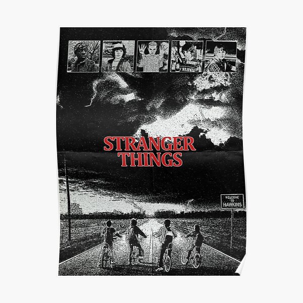 "Stranger Things Season 1" Poster for Sale by STEEZII | Redbubble