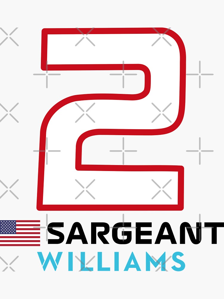 "Logan Sargeant Williams Racing F1 2023" Sticker for Sale by ...