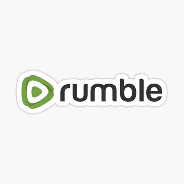 "Rumble Logo" Sticker for Sale by PoppyDani | Redbubble