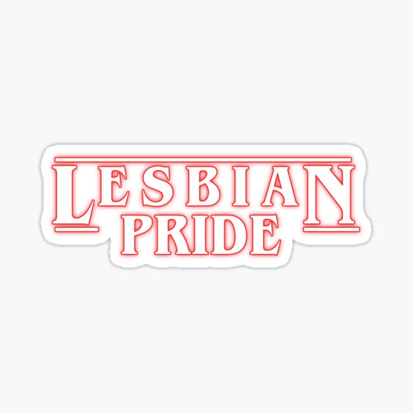 "Lesbian Pride" Sticker by laureum | Redbubble