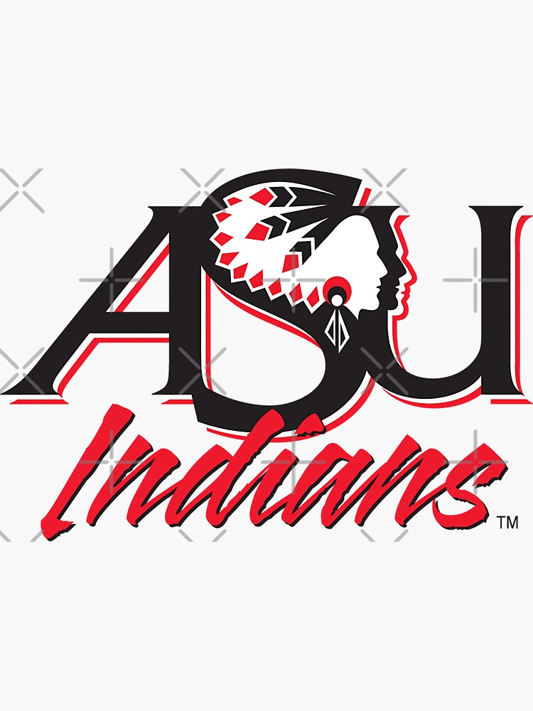"AState Indians" Sticker for Sale by SilentAge8 | Redbubble