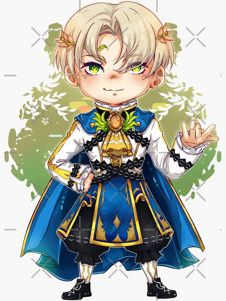 "Alfred Prince Of Firene FE Fire Emblem Engage Chibi Sticker with ...
