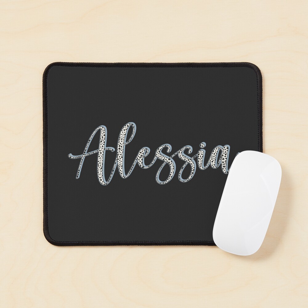 "Alessia name, Dalmatian pattern Alessia first name" Sticker for Sale ...
