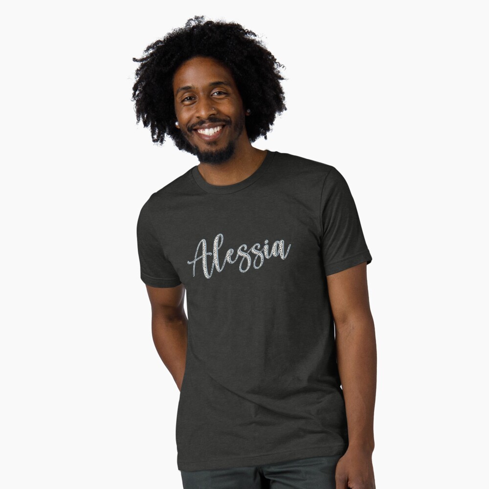 "Alessia name, Dalmatian pattern Alessia first name" Sticker for Sale ...