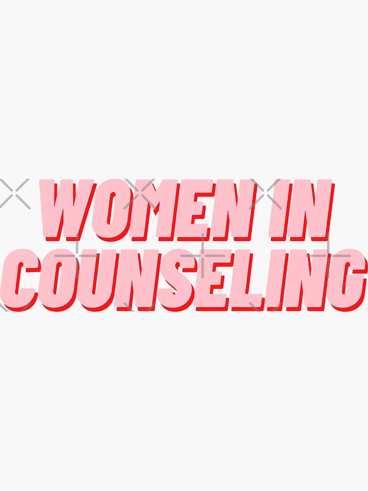 "Women in Counseling" Sticker for Sale by polishalpaca | Redbubble