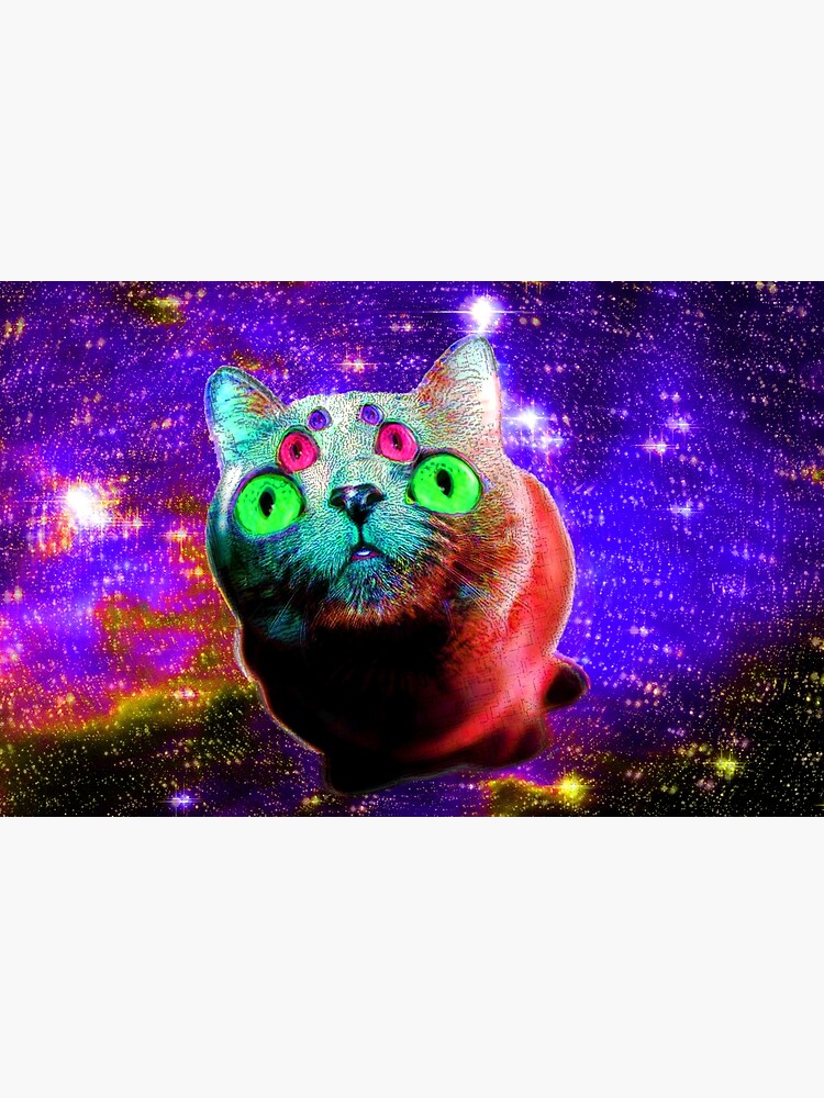 "Acid Cat" Poster by lord-sativa | Redbubble