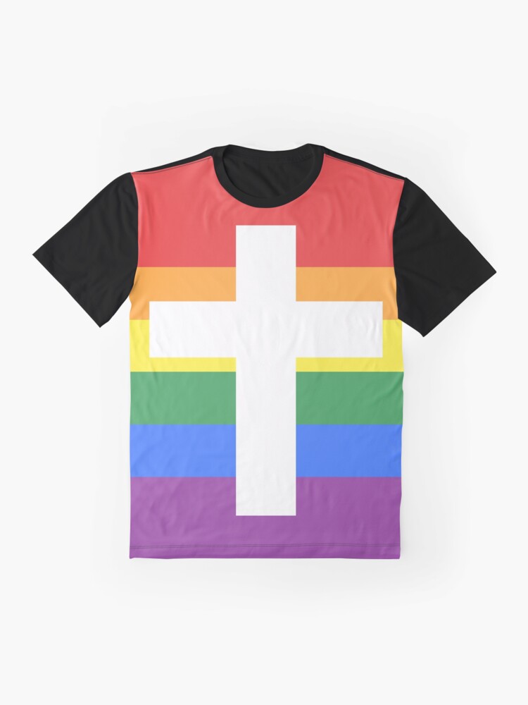 "Christian LGBT+ Pride Flag (v.2)" Graphic T-Shirt for Sale by ...