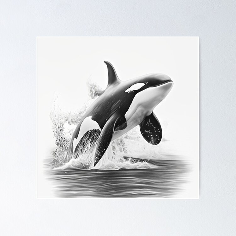 Orca Sketch Realistic