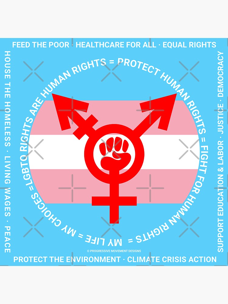 "PMD00385 Progressive Movement Designs Protect LGBTQ Rights Trans ...