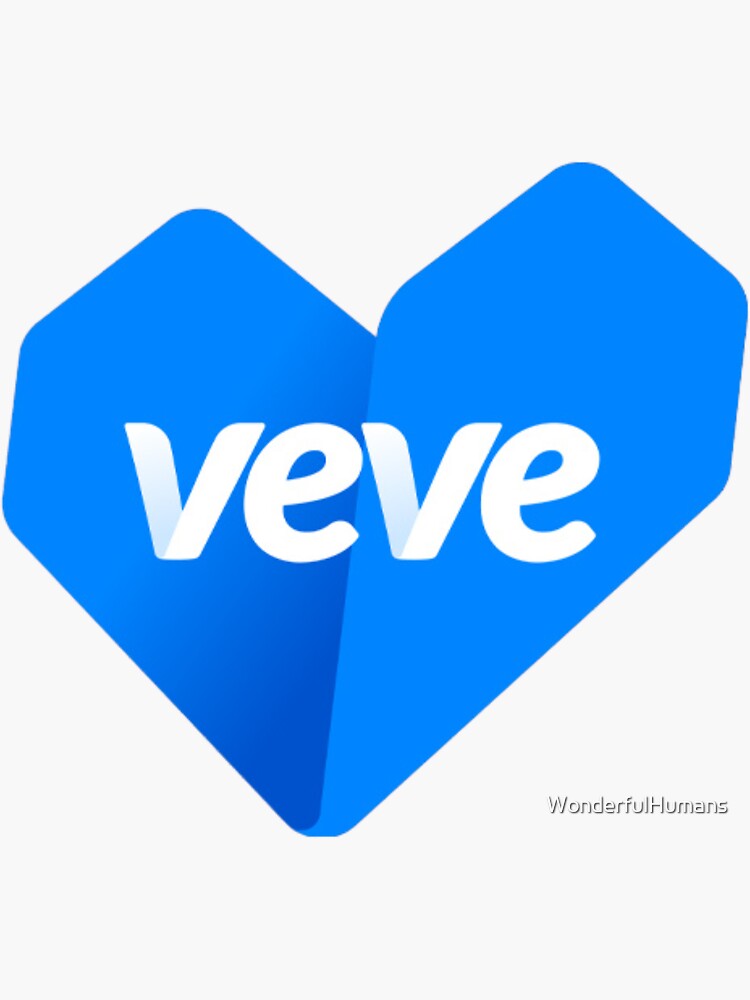 "VEVE Logo 2023" Sticker for Sale by WonderfulHumans | Redbubble