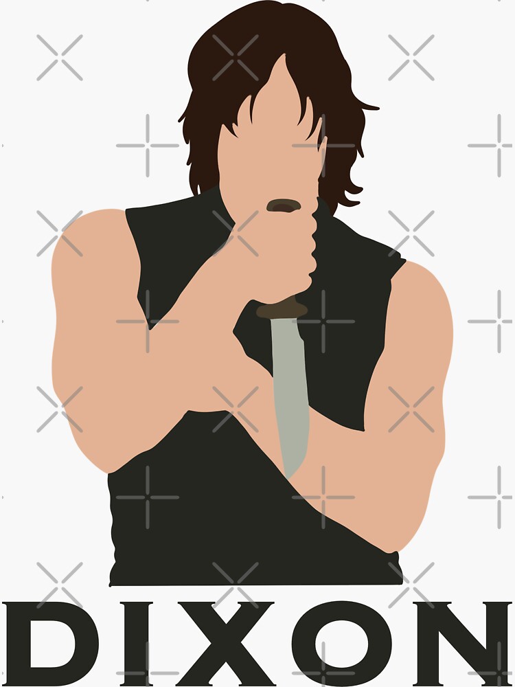 "daryl dixon" Sticker for Sale by SPENXER | Redbubble