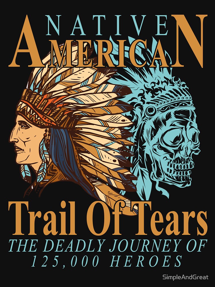 "Trail Of Tears Memorial Gift Idea To Native Americans" Essential T ...