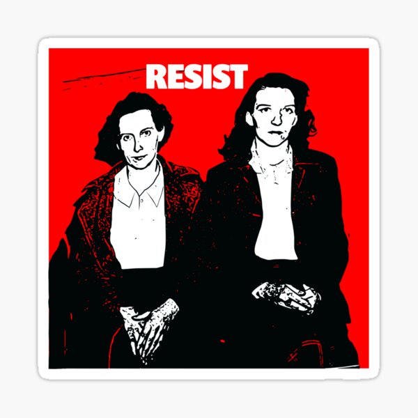 "Resistance" Sticker for Sale by grabthecrown | Redbubble