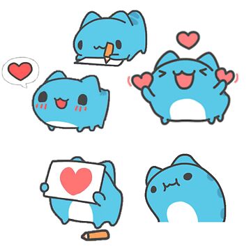 "Comic cat/ bugcat/ bugcat capoo" Sticker for Sale by SIHAMSHOPS ...