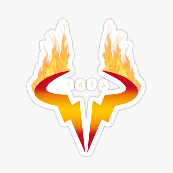 "Rafael Nadal logo" Sticker for Sale by mDodic | Redbubble