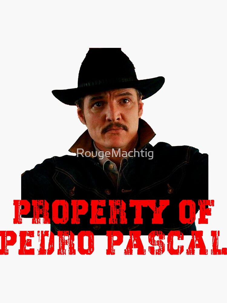 "Pedro Pascal" Sticker for Sale by RougeMachtig | Redbubble