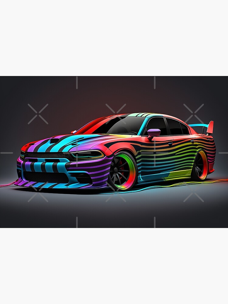 "hellcat widebody" Poster for Sale by PixelPusherArt | Redbubble