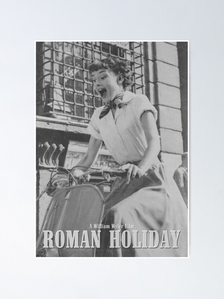 "Roman Holiday 1953 Vintage " Poster for Sale by RetroRain | Redbubble