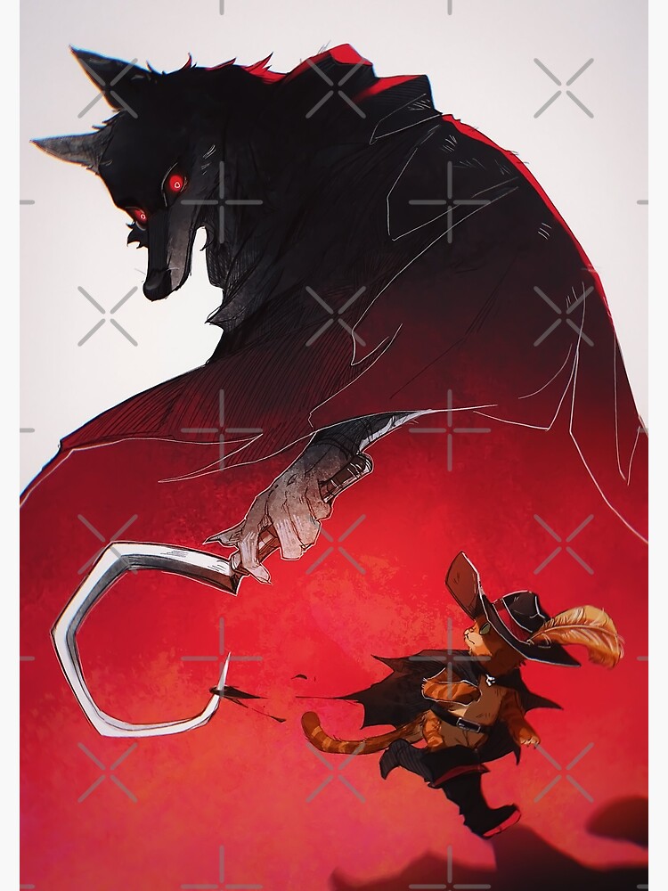 Poster « Loup de la mort, Loup de la mort Chat botté, Chat botté Le ...