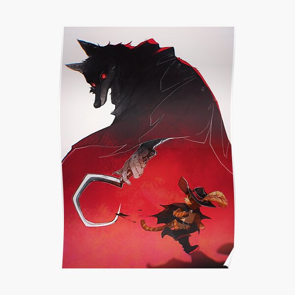 Poster « Loup de la mort, Loup de la mort Chat botté, Chat botté Le ...