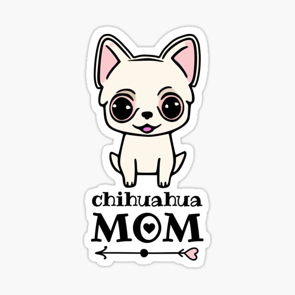 "Chihuahua mom, Kawaii Chibi" Sticker for Sale by femarts2023 | Redbubble