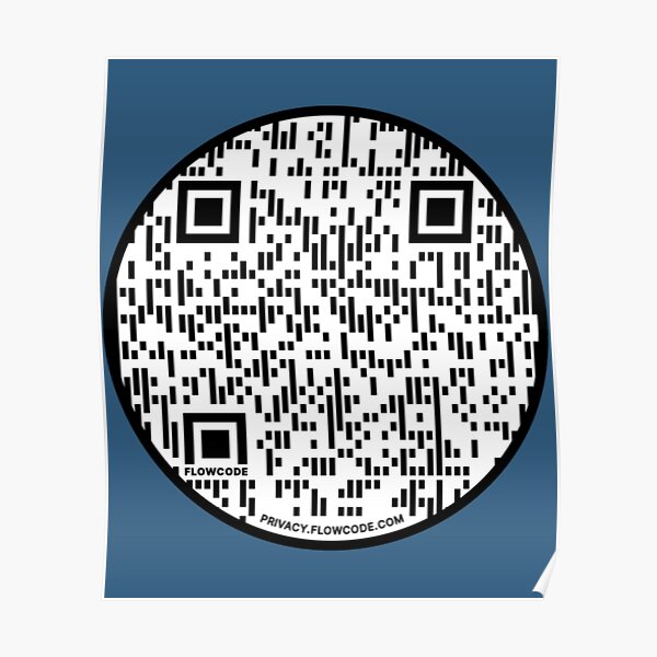 "Rick Astley - Never Gonna Give You Up QR code Rick Roll " Poster for ...