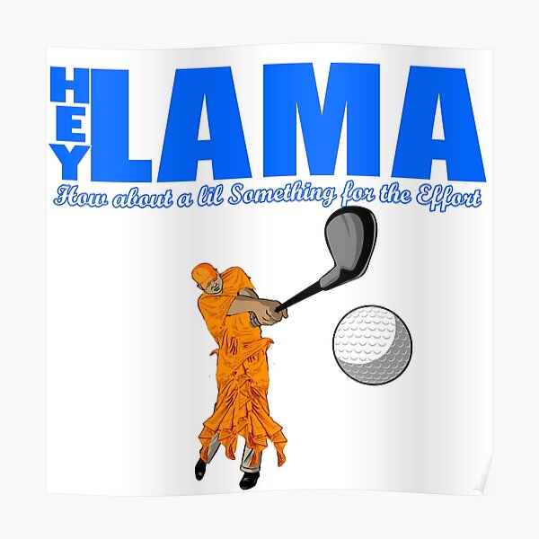"Hey Lama" Poster by JTK667 | Redbubble