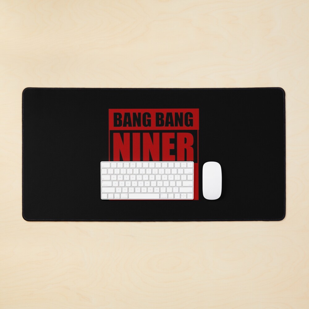 "Bang Bang Niner Gang (Red) - 49ers" Sticker for Sale by VaishnaviDeo ...
