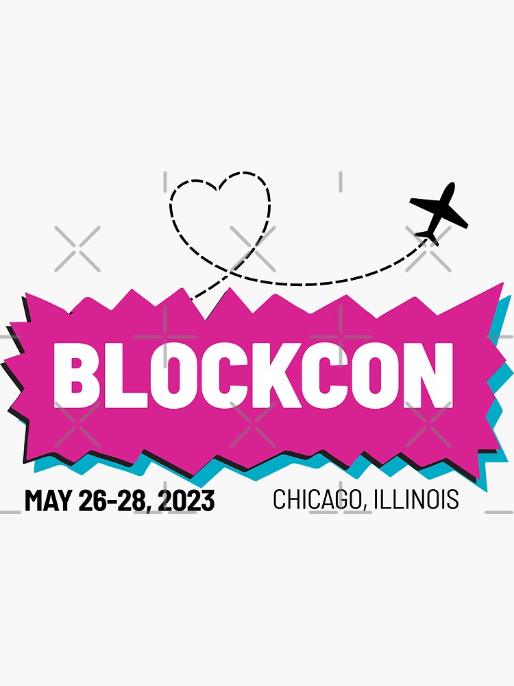 "BLOCKCON 2023 " Sticker for Sale by CreativeKristen | Redbubble