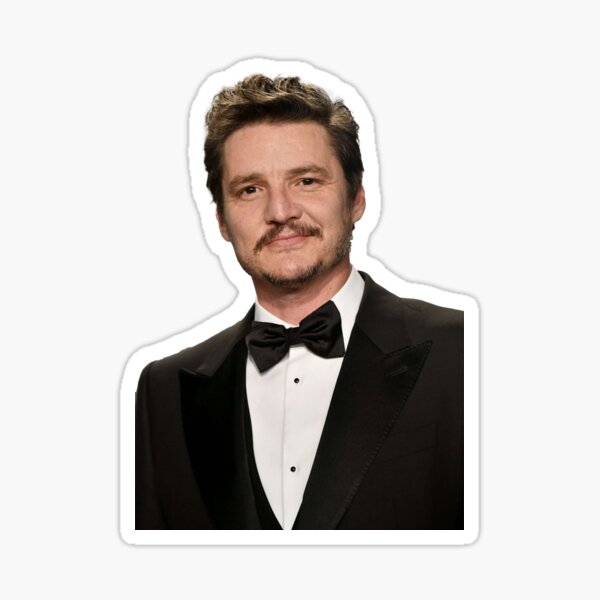 "Pedro Pascal - Tuxedo" Sticker for Sale by MerlinsHut | Redbubble