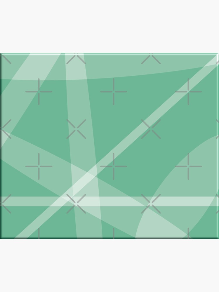 "Shades Of Green Geometric Lines And Shapes" Sticker for Sale by ...