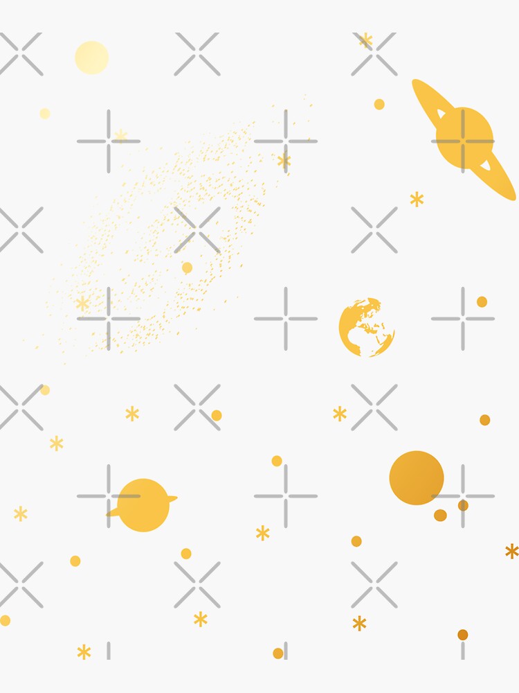 "Space Aesthetics" Sticker for Sale by dear-ally | Redbubble