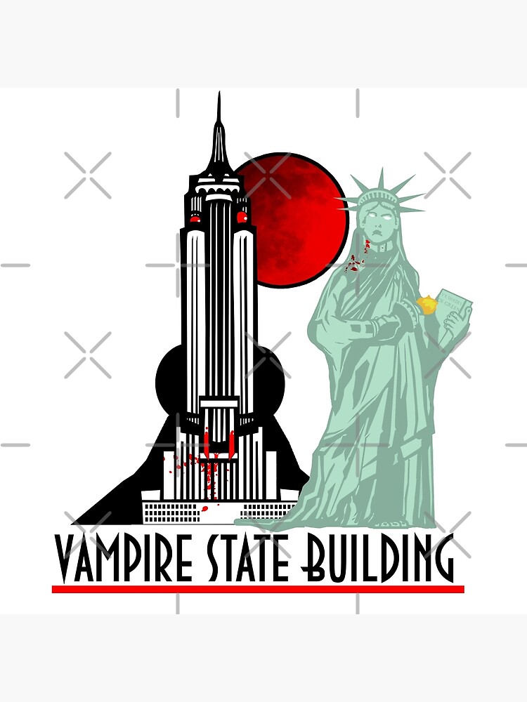 "Vampire State Building" Poster by ScottSherwood | Redbubble