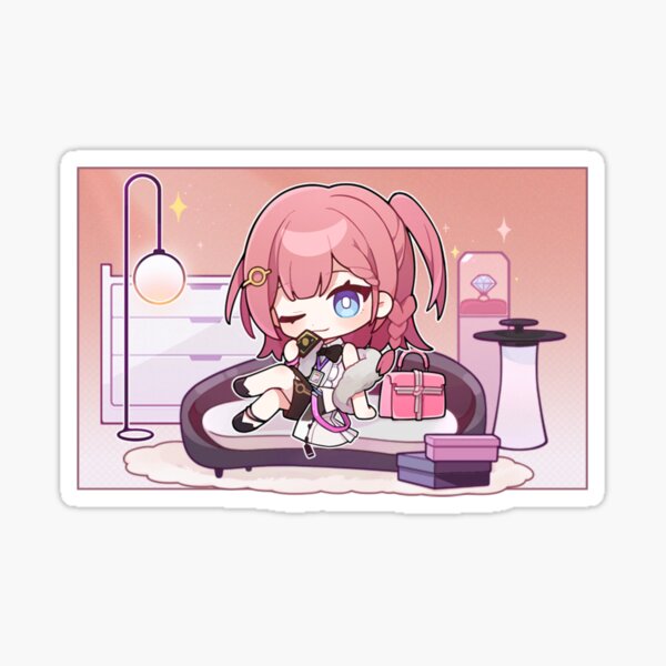 "Honkai Star Rail Asta Lounging" Sticker for Sale by HerrscherOfArt ...