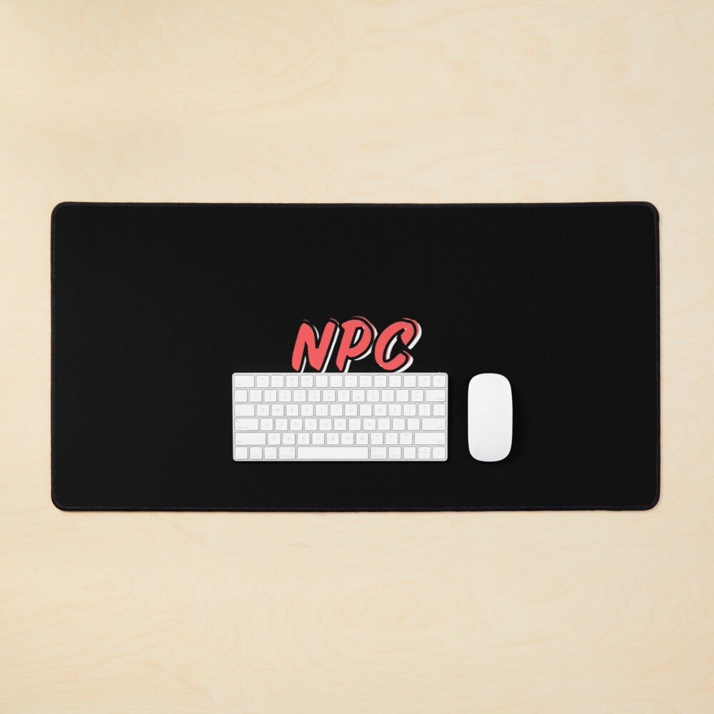 "NPC Non-Player Character Logo | Red" Sticker for Sale by domvito ...