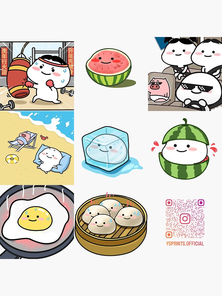 "Quby Collections #11" Sticker for Sale by YS-Prints | Redbubble