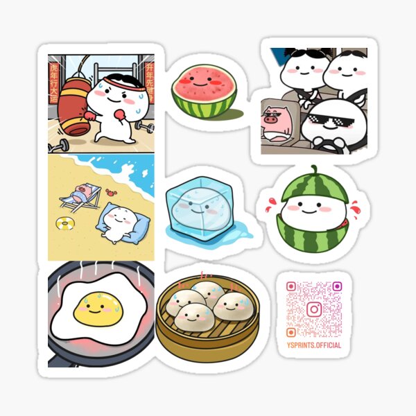 "Quby Collections #11" Sticker for Sale by YS-Prints | Redbubble