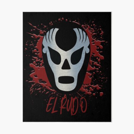"El Rudo, Masked wrestler graphic" Art Board Print for Sale by ...