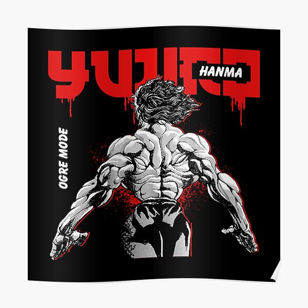 "Yujiro The Demon Back" Poster for Sale by EvilSkullofc | Redbubble