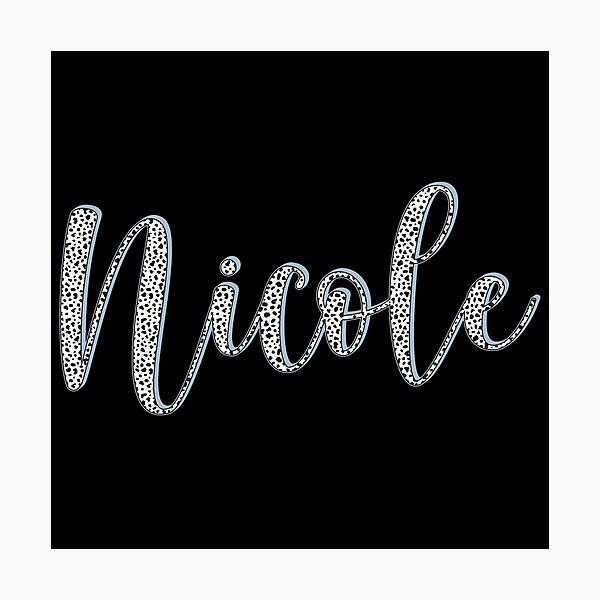 Nicole Name Printable