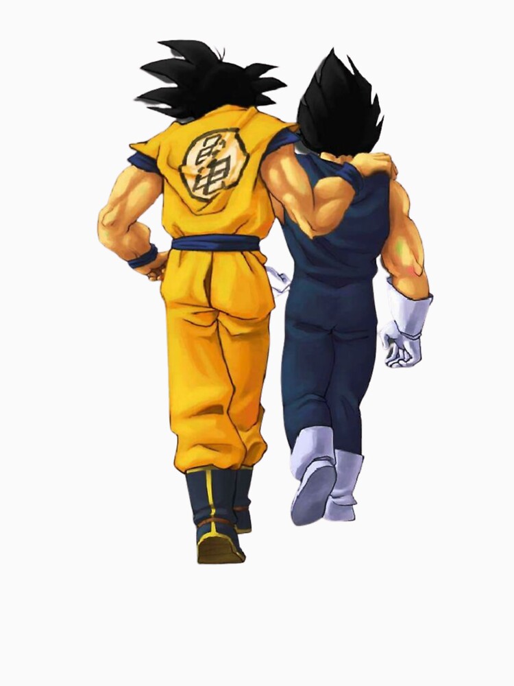 "Goku and Vegeta Fist Bump" T-shirt for Sale by badrbk123 | Redbubble ...