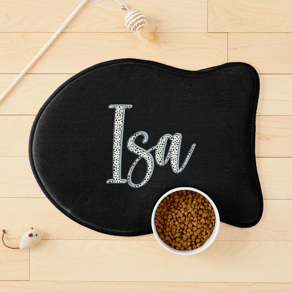 "Isa name, Dalmatian pattern Isa first name" Sticker for Sale by Danylo ...