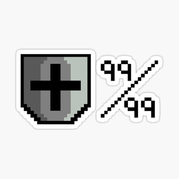 "Old School Runescape Defence Skill 99" Sticker for Sale by Natattack99 ...
