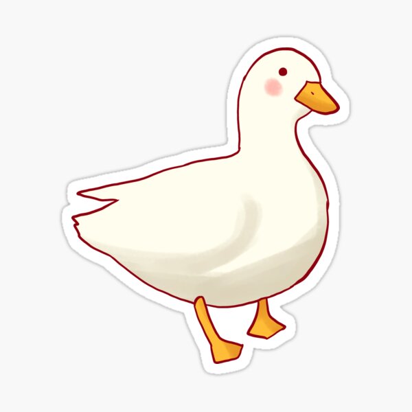 "Cute Duck drawing " Sticker for Sale by Mayarart | Redbubble