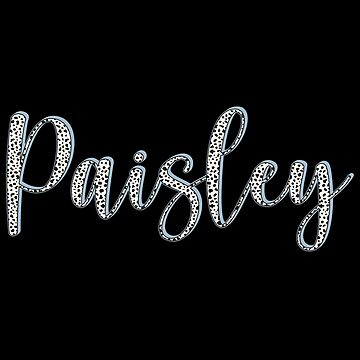 "Paisley name, Dalmatian pattern Paisley first name" Sticker for Sale ...
