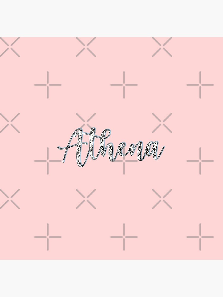 Athena name, Dalmatian pattern Athena first name Pin Button sold by ...